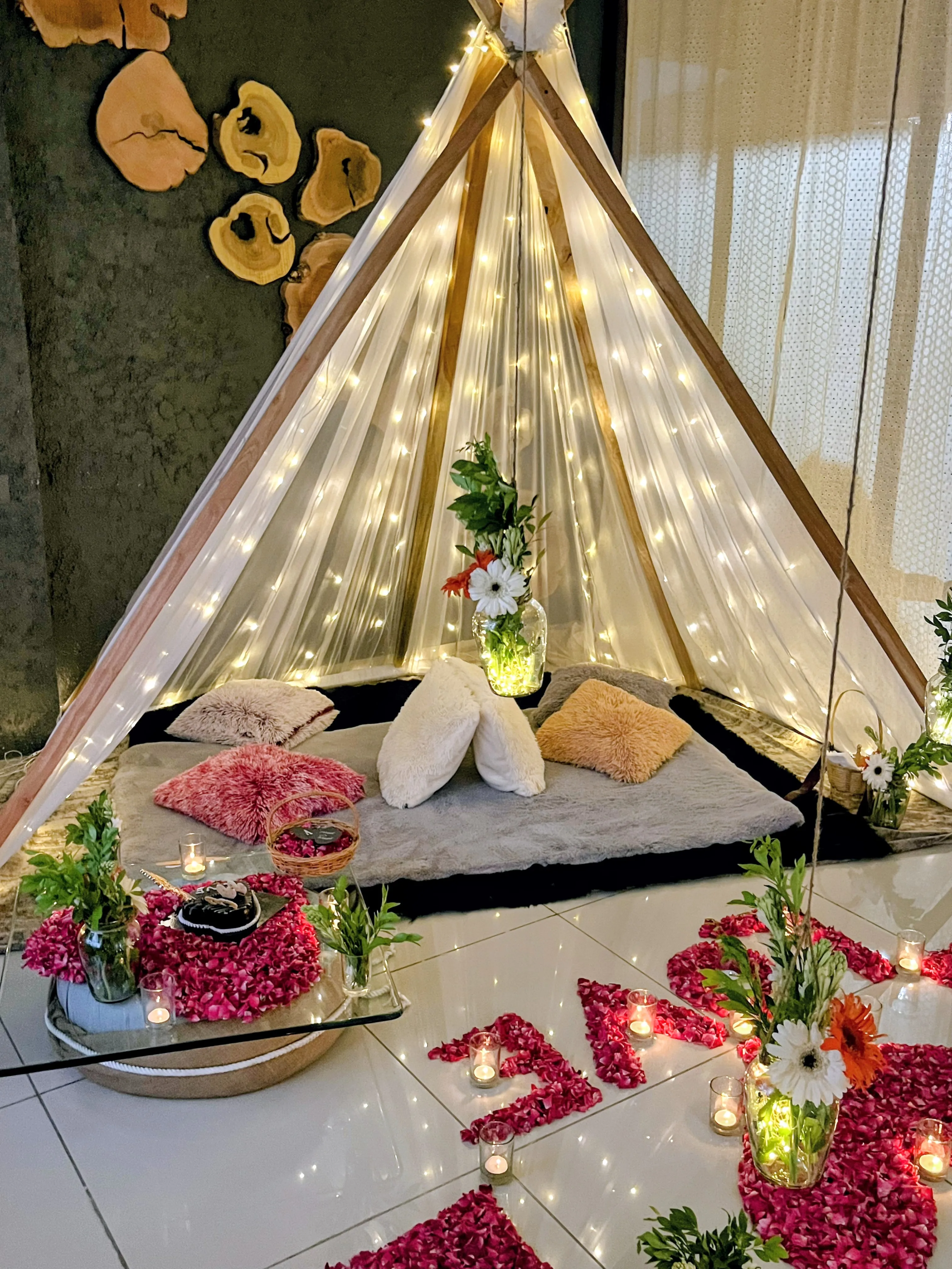 Golden Promise Glass House - ₹6,000 | Romantic Celebration Package in ...